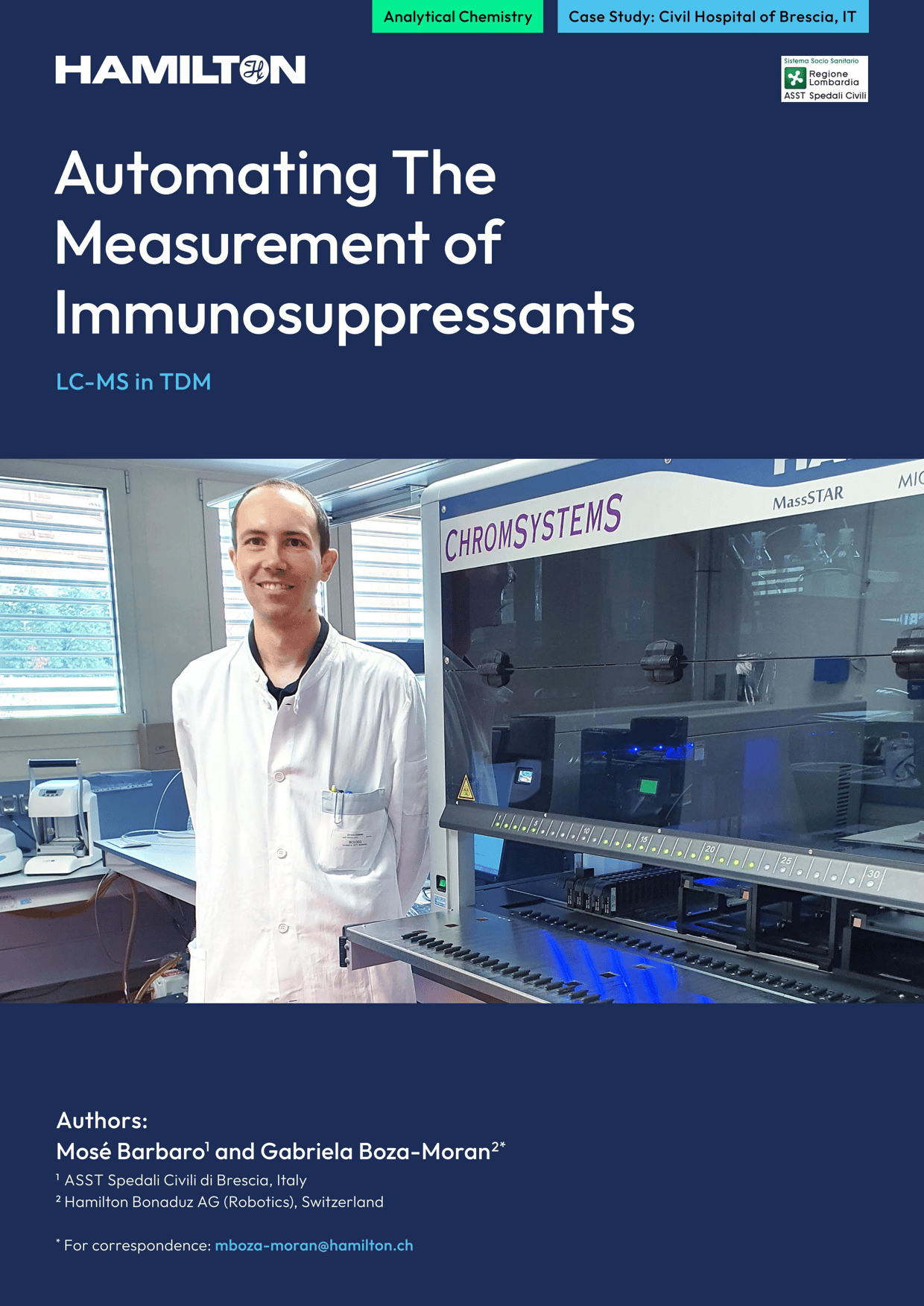 Hamilton Robotics | Civil Hospital of Brescia Automation Case Study